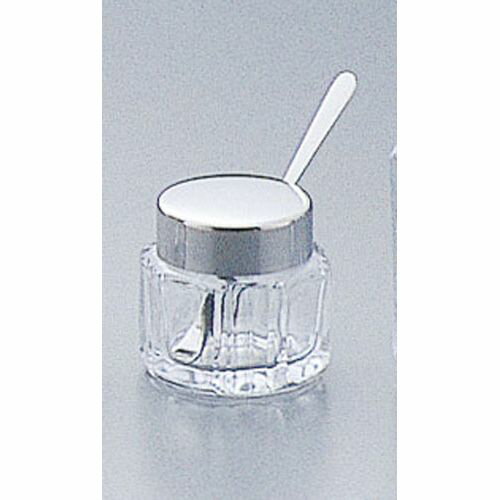 エムタカ No.306 カラシ入れ PEM10 JANコード 4968553023067●直径×高さ(mm):φ46×42●材質：本体；ガラス　フタ；ステンレススチールスチール　スプーン；ステンレススチールスチール■※本体ガラス製【送料につ...