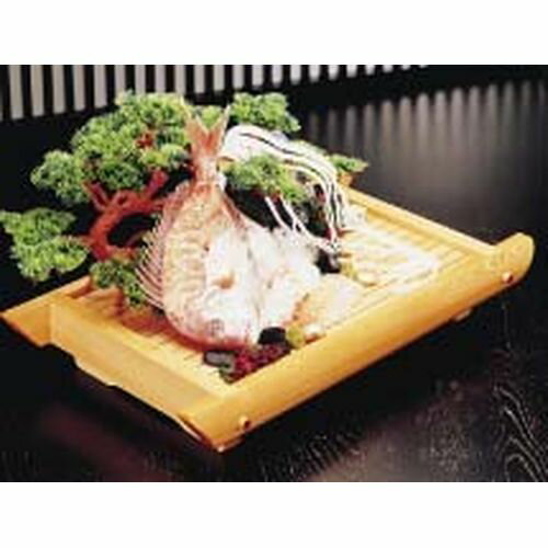 ヤマコー 桧 舟型盛台 大 QML03001 JANコード 4988484351053●サイズ:大●幅×奥行×高さ(mm):445×320×70●重量(g):1310●材質：桧・合板【送料について】北海道、沖縄、離島は送料を頂きます。