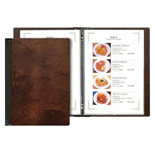 シンビ 木製メニューブック SHO-101 PSV6601 JANコード 4995446118395●メーカー品番:SHO-101●間口×奥行(mm):240×320■240×320(A4・ビニール付4ページ)(中紙洋-74V/ビニール-5...