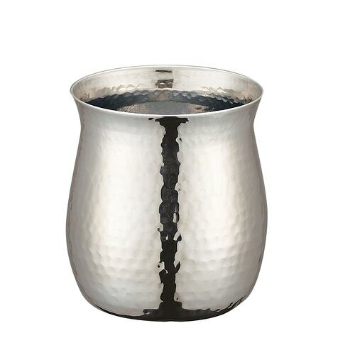 YUKIWA UKステンレス ガラ入れ（ツチ目入り） M 0360 0320 QGL3301 JANコード 4520785082597●規格:M●直径×高さ(mm):112×120●容量(cc):1200●材質：SUS202【送料について】...