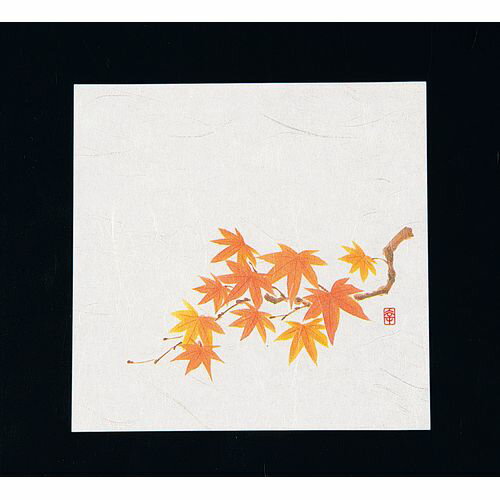 アーテック ニュー四季懐紙 5寸（100枚入） NS-14 赤もみじ QKIJ601 JANコード 4560164127174●幅×奥行(mm):150×150●材質：両面ポリラミ金銀■和紙の表面に特殊加工してありますので、絵柄の上に直接 ...