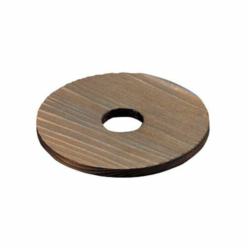 遠藤商事 焼杉 丸穴明敷板 大 QSK57001 JANコード 4905001316845●サイズ表示:大●直径(mm):φ150●穴径(mm):φ35●厚み(mm):9●材質：秋田杉材【送料について】北海道、沖縄、離島は送料を頂きます。