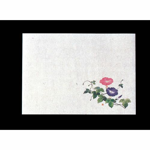 ヤマコー 遠赤保鮮紙 小 （100枚入） 朝顔 QHS04 JANコード 4988484645626●幅×奥行(mm):180×130●材質：和紙■天然セラミックを塗布した掛け紙■無蛍光和紙を使用しております。■霧吹等でよく湿らせて御使用く...