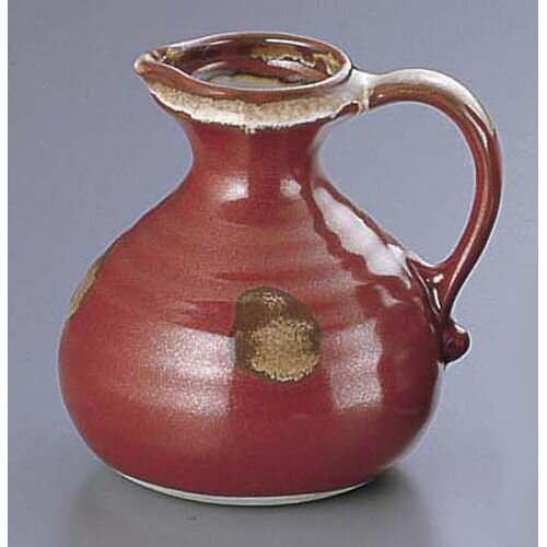 エムズジャパン 赤手付燗瓶 D03-69 1.5号 RKV1001 JANコード 4560342473666●メーカー品番:D03-69●規格:1.5号●直径×高さ(mm):100×105●容量(cc):320●材質：陶磁器■※美濃焼【送料...