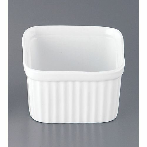 かんだ 耐熱性陶器 四角スフレ M（6個入） RSH2802 JANコード 4571177217639●規格:M●縦×横×高さ:85×85×H50●容量(cc):190■S(10個入)内寸60×60×H40M( 6個入)内寸72×72×H4...