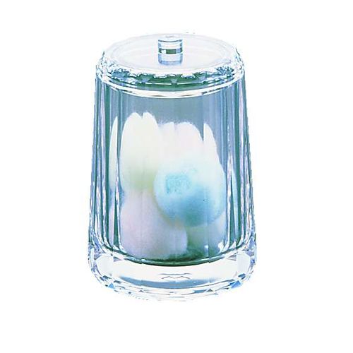 清水食器 アクリル コットンボールホルダー 5866 VHL07 JANコード 0080844058665●メーカー品番:5866●外径×高さ(mm):80×H120●材質：アクリル■BATH ROOM ACCESORY【送料について】北海...