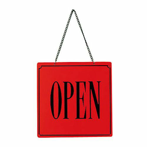 えいむ オープンプレート OC-14 レッド PPLA33A JANコード 4546094010625●メーカー品番:OC-14●カラー:レッド●縦×横(mm):210×210●重量(kg):0.120●材質：PVC、鉄■表:OPEN裏:C...