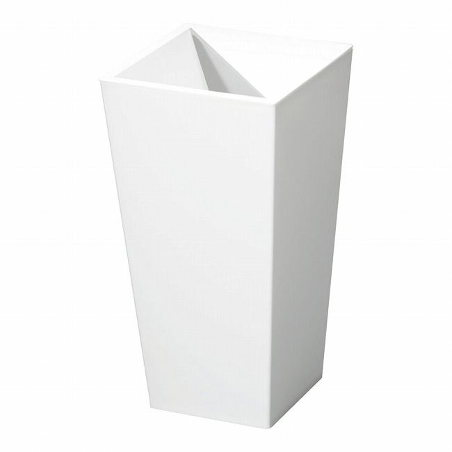 新輝合成 ユニード カクス S-28 ホワイト [VNC0105]JANコード：4973221009854上からごみを見せない新発想!材質:ポリプロピレン●洗練されたスクエアデザインで捨てやすい形●レザー調で高級感のある表面加工■メーカー品...