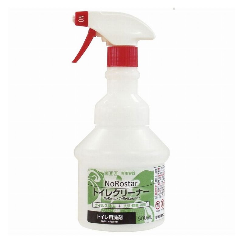 特徴●トイレをまるごと清潔に!!●弱アルカリ性●サッと拭くだけで洗浄、除菌、消臭を 一度にでき、トイレを清潔に保ちます。商品仕様●規格:空スプレー容器(500ml)【代引きについて】こちらの商品は、代引きでの出荷は受け付けておりません。【送...