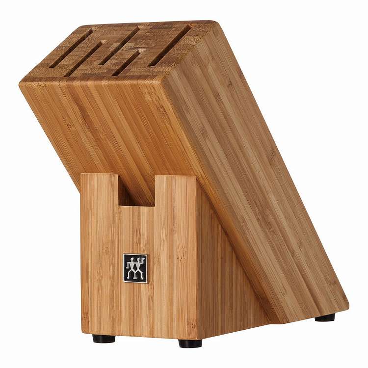 ●天然素材なので、包丁やはさみの刃の負担を軽減して収納します。●最大収納数スリット1、2(両側)三徳包丁18cm 1本牛刀24cm 1本パンスライサー23cm 1本スリット3(中央)出刃包丁17cm 1本スリット4(左から2番目)三徳包丁1...