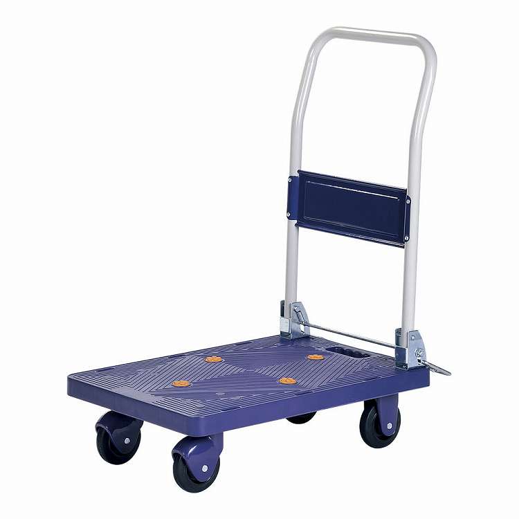 ●材質:本体/ポリプロピレン・ハンドル/スチール粉体塗装・車輪/ゴム製●車輪:Φ100×2自在/Φ100×2固定●積載荷重:120kg●自立出来るので、未使用時スペースを取りません。【代引きについて】こちらの商品は、代引きでの出荷は受け付け...