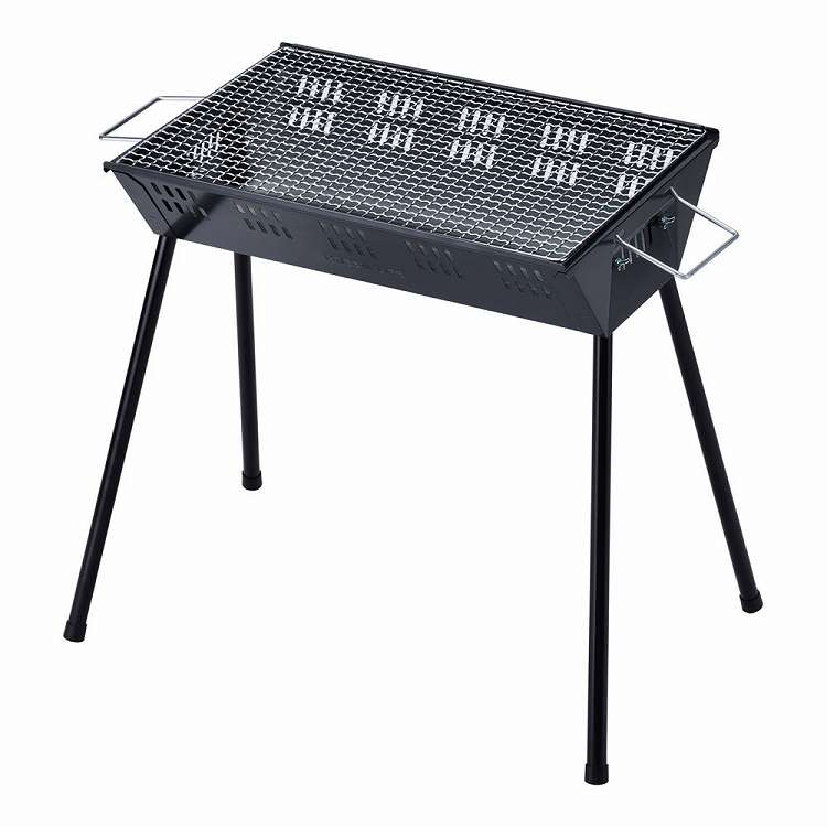 ●材質:【本体】スチール(亜鉛メッキ鋼板)【脚】スチール【取っ手】スチール(亜鉛メッキ鉄線)●付属品:フルサイズ網(415×295mm)×1枚●ハーフ鉄板(別売)360×330×20mm(t:1.2)●要組立●スタイリッシュなV型デザインで...