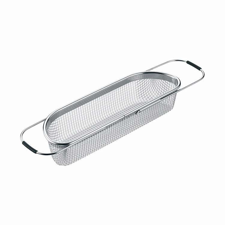 ●材質:18-8ステンレススチール●シンク端に沿った形状でシンクのスペースを無駄なく使えます。●シンクに合わせて調整できるスライド式です。【代引きについて】こちらの商品は、代引きでの出荷は受け付けておりません。【送料について】北海道、沖縄、...