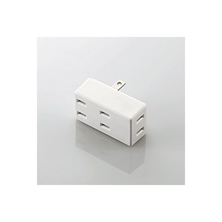 ELECOM エレコム トリプルタップ(フロントタイプ) T-TR02-2300WH【商品説明】耐熱性に優れたユリア樹脂を使用。1つのコンセントから3口に電源を分配することができるトリプルタップ。■1つのコンセントから3口に電源を分配するこ...