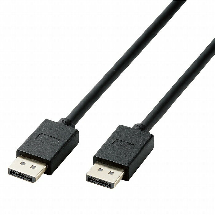 【商品詳細】8K映像の出力ができる。 ロック機構なしで抜きやすい、DisplayPort規格Ver1.4認証済みのDisplayPort(TM)ケーブル。■DisplayPort(TM)端子搭載のパソコンなどと、ディスプレイなどを接続し、映...