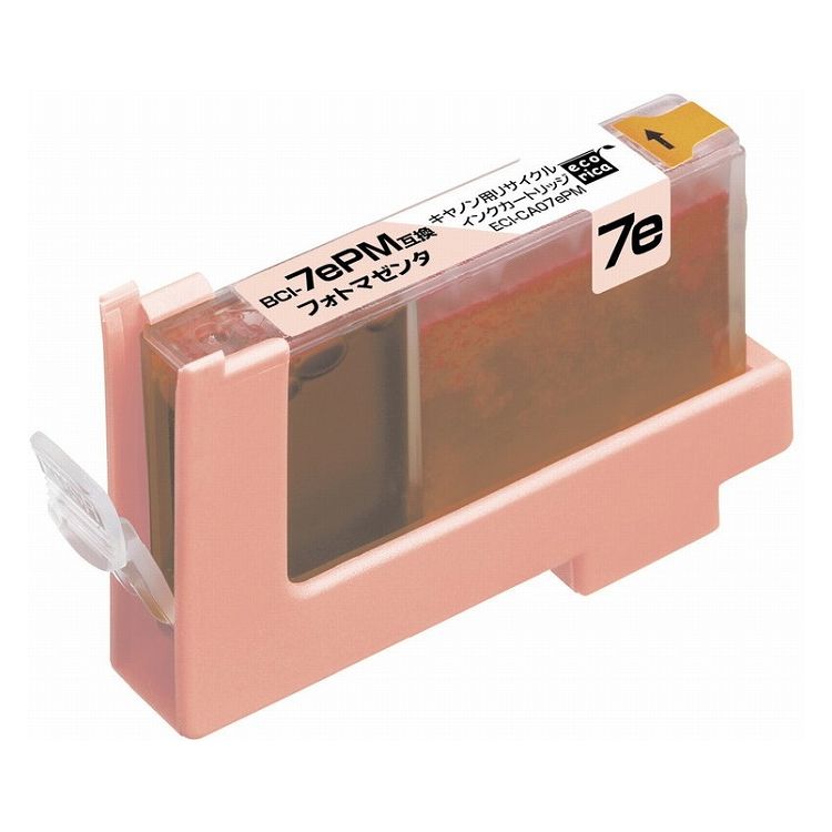 【商品説明】■対応カートリッジ:BCI-7ePM フォトマゼンタ ■対応機種:PIXUS iP6100D/iP6600D/iP6700D/iP7100/iP7500/iP8100/iP8600/iP9910/MP900/MP950/MP96...