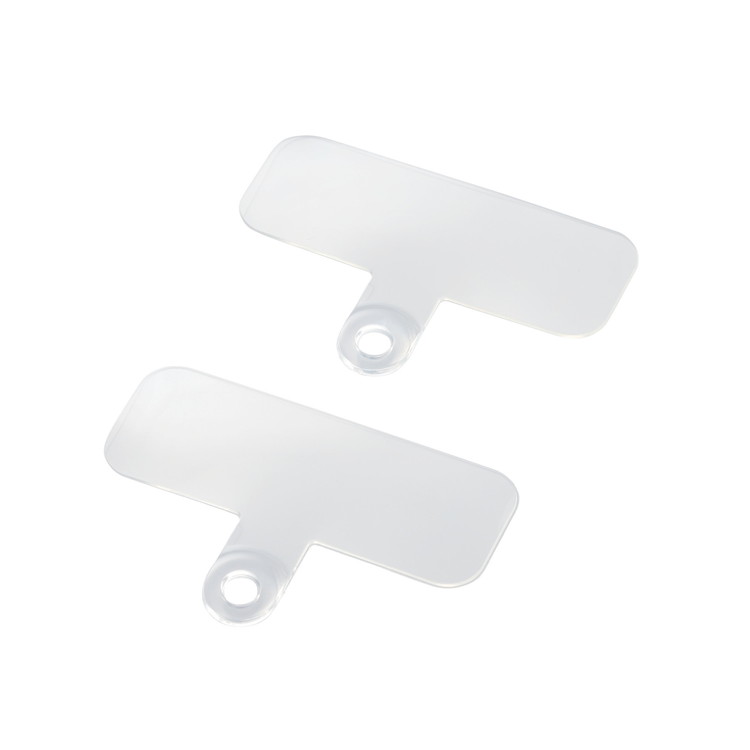 スマートフォンとケースの間に挟むだけでストラップホールを追加できる、1口タイプのストラップホールシートです。お使いのスマホケースにストラップホールがなくても、ケースのケーブル穴に通すだけで使用できます。簡単に取り外しができるので、ケースを変...