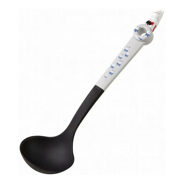 【商品詳細】キャラクターマスコット付きキッチンツールで楽しくクッキング♪かきまぜる、すくうに便利なお玉。鍋等の表面を傷つけにくいナイロン樹脂です。【商品サイズ（約）】全長325mm【品質表示】本体：ナイロン（耐熱温度180度）持ち手：ポリプ...