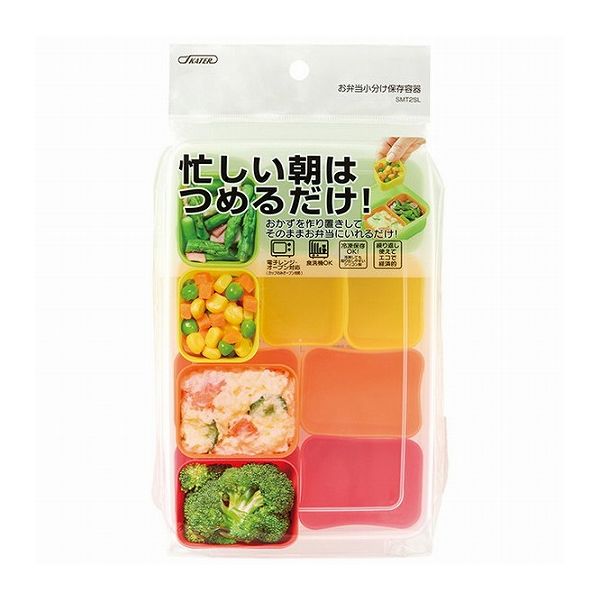 【商品詳細】忙しい朝はつめるだけで簡単便利。おかずを小分けに作り置きして、そのままお弁当に入れるだけでOK。フルーツなどのデザートも入れられます。カップは繰り返し使えるので、エコで経済的。カップ大4個。カップ小6個。【生産国】ケース・フタ:...