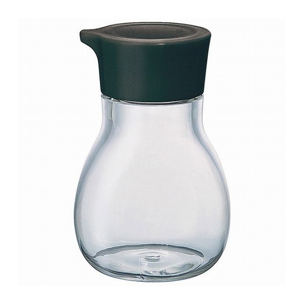 【商品詳細】プラスチック製の醤油差しです。「SOY(しょうゆ)」・「SAUSE(ソース)」・無地の3種シール付。【商品サイズ】直径67×102mm容量：170ml【品質表示)フタ：AS樹脂　耐熱温度80度本体：メタクリル樹脂　耐熱温度80度...