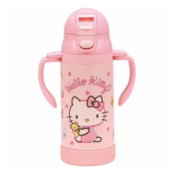 【商品詳細】7か月頃からのストローを使って飲む練習に♪お子様の成長に合わせて長く使える2通りの持ち方!折りたたみ式両手ハンドル&ショルダーベルト。ベルトは長さ調節&取り外しOK。片手で簡単ワンプッシュオープン!やわらかいシリコーンのストロー...