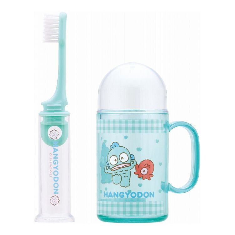 ※このページは「ハンギョドン お友だち」の商品ページになります。【商品詳細】お出かけや旅行、学校などに持って行きやすいジョイント式歯ブラシと、コップにもなるケースのセットです。歯ブラシは自立するので立てて乾かせて衛生的♪取っ手付きのケース本...