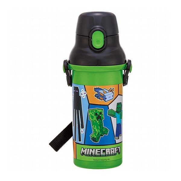 【商品詳細】プッシュ式オープンで簡単オープン！本体は氷が入れやすい広口タイプ。肩にかけて持ち運べるショルダーベルト付。軽くて持ちやすい形状です。名前シール入り。※保冷効果はございません。※熱いものは入れないで下さい。【スペック】サイズ：約横...