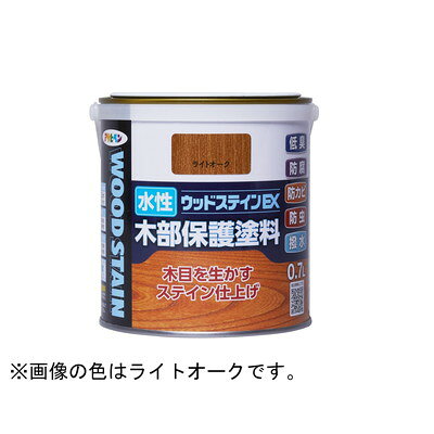 【商品説明】●水性で塗りやすく、低臭タイプの木部専用塗料です。●木目を生かした美しいステイン仕上げができ、日光や雨に強く耐候性が優れています。●防腐・防カビ・防虫効果があり、長期間木部を美しく保ちます。●撥水剤の配合により長期間撥水性を維持...