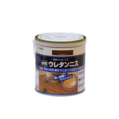 【商品説明】●着色と美しいツヤだしが同時にでき、木目をいかしたきれいなツヤに仕上がります。●塗膜は肉持ち感が良く、耐久性に優れています。●臭いが少なく、塗りやすい水性タイプです。【用途】●適した場所：屋内外区分　屋内用。●手作り家具・建具・...