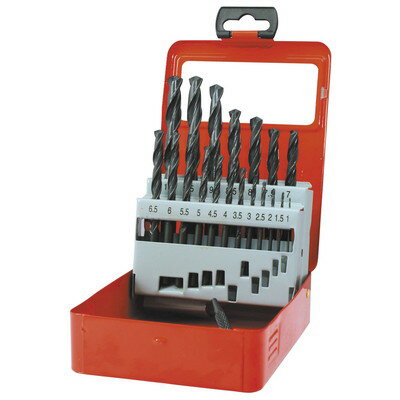 【商品説明】●先端はシンニング加工で食いつきがよい。●PVD処理によるチタン(TIN)コーティングで永持ち。【用途】●鉄鋼・ステンレス・アルミ・ブリキ等の穴あけ作業に。●セット内容：1、1.5、2、2.5、3、3.5、4、4.5、5、5.5...