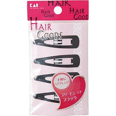 【商品説明】●パチンと留まり手軽にヘアアレンジができるヘアピンです。●入数：4個●パッケージサイズ：122×66×12mm●重量：9g※メーカーの都合によりパッケージ、内容等が変更される場合がございます。当店はメーカーコード（JANコード）...