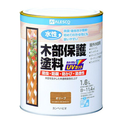 【商品説明】●木目をいかしたまま表面に塗膜を作らず着色するので、木材の持つ自然な風合いを引き立たせます。●木材保護成分も配合されているので防虫・防腐・防カビ・防藻・UVカット効果を発揮します。●臭いが少なく、乾燥も速く、使いやすい水性タイプ...