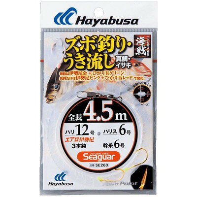 【商品説明】●枝鈎は伊勢尼金+ひかり玉グリーン、先鈎だけは伊勢尼ピンク＋ひかり玉レッドで変化●全長：4.5m●鈎：11●ハリス：5●幹糸：5●※画像はイメージです。※メーカーの都合によりパッケージ、内容等が変更される場合がございます。当店は...