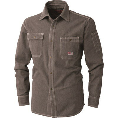 【商品説明】●10.5オンスのヒッコリー生地にボールバイオウォッシュをかけている。●付属はYKKファスナー、YKKスナップを使用。●定番のヒッコリー柄は汚れが目立ちづらくワークに最適でアメリカンテイストな商品となっています。●左右の異なる胸...