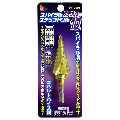 【商品説明】●薄鉄板・アルミ2mmまで、ステンレス板1mmまでに対応。●ステンレス・薄鉄板・アルミなど。●刃先シンニング加工により材料への食いつきが抜群。●サイズ（mm）：80×22×22●質量（g）：64●適応材：ステンレス・薄鉄板・アル...