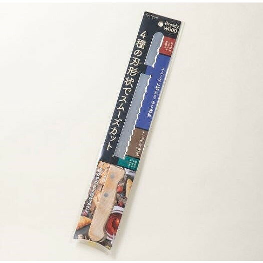 【商品説明】●4種の刃形状でスムーズな切れ味を実現。【商品詳細】●食パン、フランスパン、サンドイッチなど幅広くお使いいただけるナチュラルテイストなブレッドナイフです。●サイズ:342×26×12mm。●重量:80g 。【代引きについて】こち...