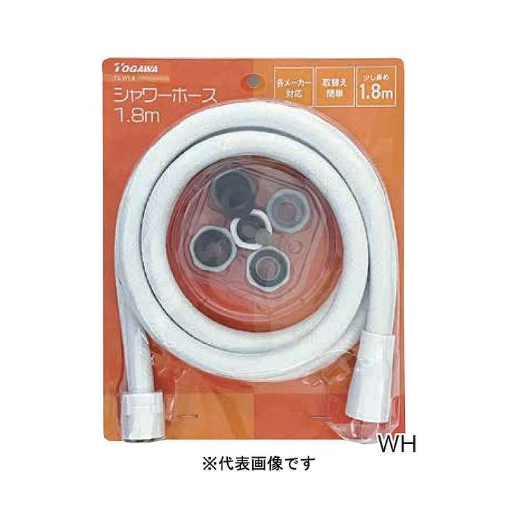 【商品情報】●継手が回転するのでシャワー中にホースがねじれにくい。●長さ:1.8m●材質:【シャワーホース部】シャワーホース/塩化ビニル樹脂、混合栓継手/ABS樹脂・ポリアセタール・黄銅、シャワーヘッド接続継手/ABS樹脂・ポリアセタール・...