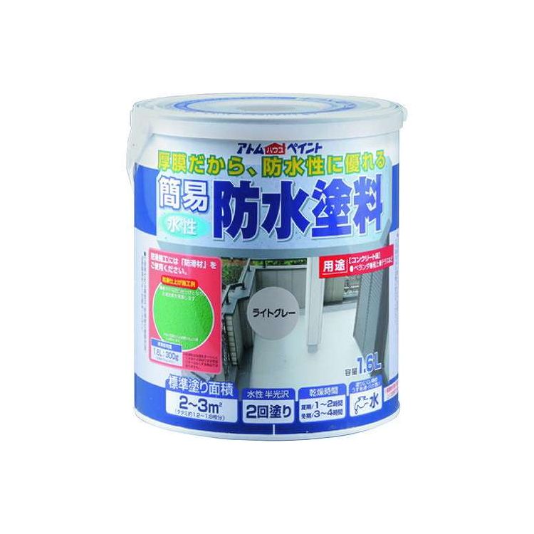 ●柔軟な塗膜なので、ひび割れに強い。【商品情報】●柔軟な塗膜なので、ひび割れに強い。●厚膜仕上げなので防水性に優れています。●サイズ:145×145×165mm●重量:2450g●属性/仕上がり感/塗り回数:水性半つや仕上げ/2回塗り(薄く...