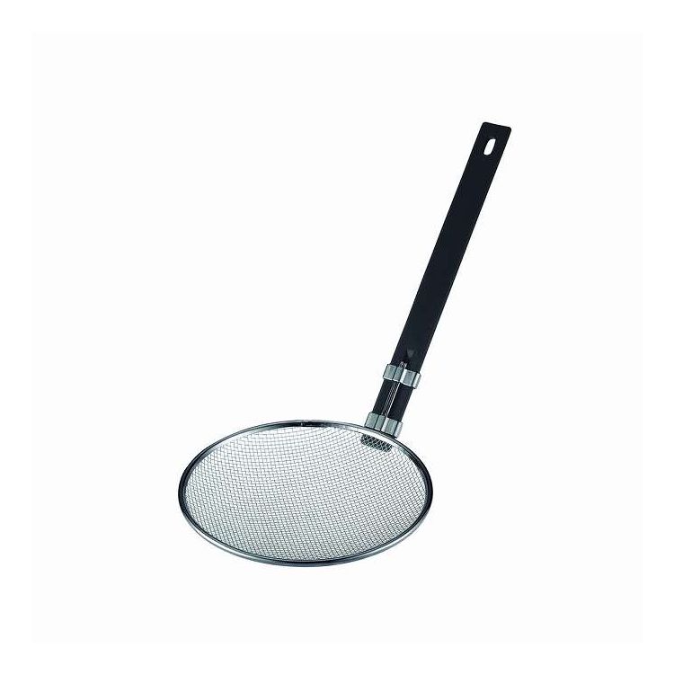 ●衛生性を追求。【商品情報】●衛生性を追求。●6.5メッシュ。●ハンドルに付いている凹凸のシボ加工で、手が滑りにくくなっています。●衛生的な樹脂ハンドル。●食洗機対応。●耐熱性・防カビ性に優れ、劣化しにくい樹脂ハンドルを採用。●熱に強く、揚...