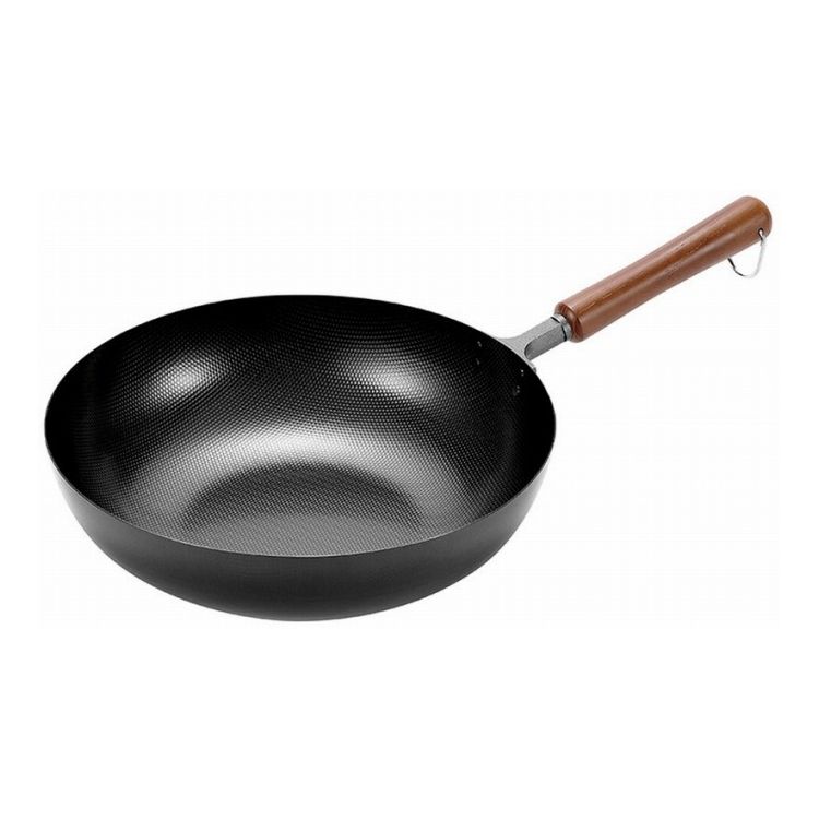 商品説明●少量の油でヘルシー＆お手入れ簡単。●熱効率・保温性がいい。●強火調理に威力を発揮。●使えば使うほどなじみ、長持ち。●お手入れ簡単。●表面加工：エンボス加工（シリコン樹脂塗装）●使用熱源：ガス・100V・200V　IH調理器●材質：...