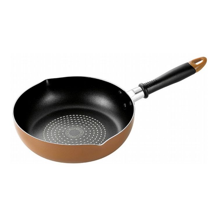 商品説明●オール熱源対応。●たっぷりの深型で煮物、焼き物など幅広く使えます。●使用熱源：ガス・100V・200V　IH調理器●表面加工：ふっ素樹脂加工●材質：本体／アルミニウム合金、はり底／ステンレス鋼、取っ手／フェノール樹脂よこやま【代引...