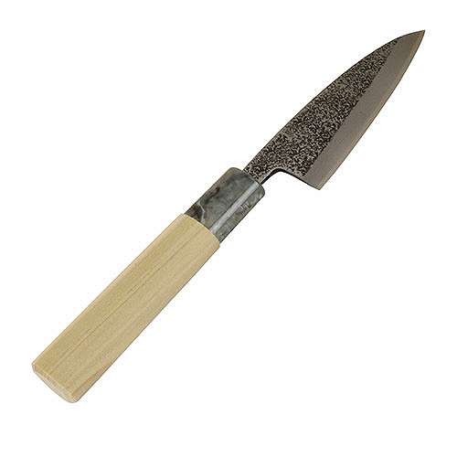 商品説明【用途】●料理用。【商品説明】●播州三木打刃物の伝統と新技術の融合により、硬さ・粘り・持続性・切れ味を追求した逸品です。●鯵・小鯛などの小魚の三枚おろし、骨切や兜割りが鮮やかにできます。●取り回しの良い、小型サイズの出刃包丁です。《...