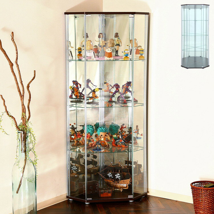 ■商品サイズ全体:幅720×奥行520×高さ1620mm耐荷重(ガラス棚板):5kg■素材［構造部材］天板・地板:繊維板柱部:金属(鋼)※エポキシ樹脂塗装棚板・側板:強化ガラス［塗装］粉体塗装材質■重量49kg■生産国台湾■梱包サイズ54....