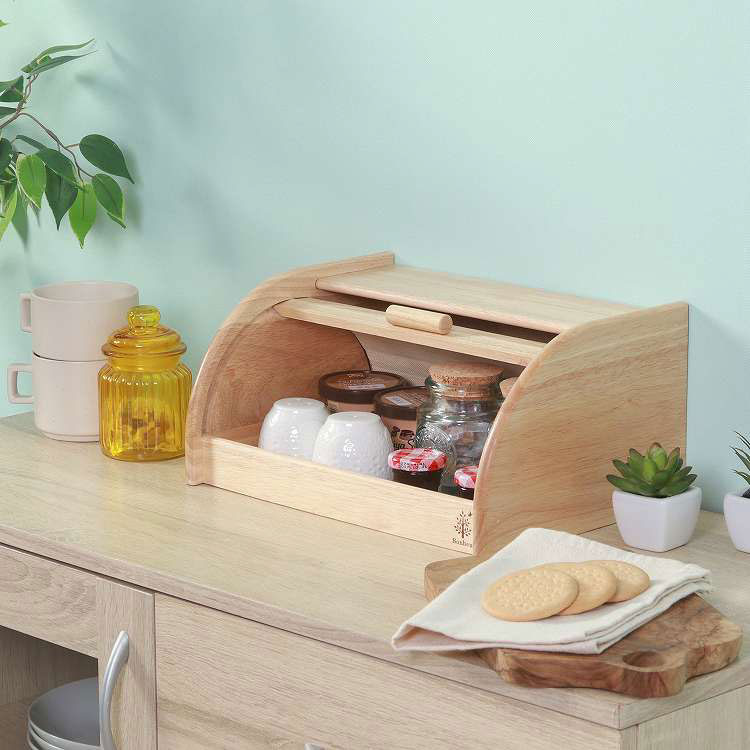 ■商品サイズ幅33×奥行23×高さ16cm■素材天然木(ラバーウッド)[ラッカー塗装]■生産国ベトナム■特徴温かみのある雰囲気に。木製ブレッドケースワンポイントのロゴがかわいいブレッドケースは保管場所が難しいパンの居場所。幅30.5×奥行1...