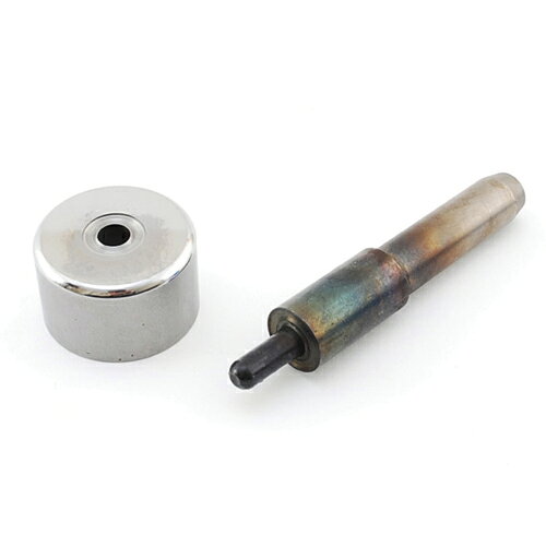 【用途】専用打ち棒。【機能・特徴】（4977292176439）SK11ステンレス製両面ハトメ10mmSH-10をご使用下さい。大工道具：錐・ピット・皮ポンチ・ハトメ：ハトメパンチ SK11：強力打ち棒‐両面10mm用：SHP-10 ■商品...