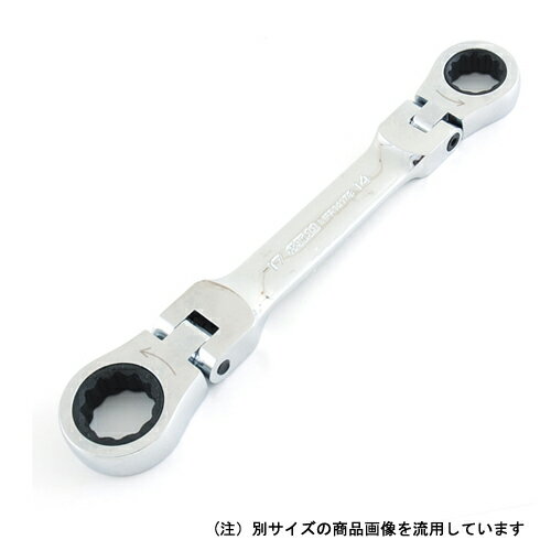 【用途】六角ボルト・ナットの締付け、緩め作業。【機能・特徴】頭部にラチェット機能を組みこんでいる為、ボルト・ナットから外すことなく連続して回すことが出来ます。本締めが出来ます。送り角度5度（ギア数72山）で狭い場所でより細かい作業ができます...