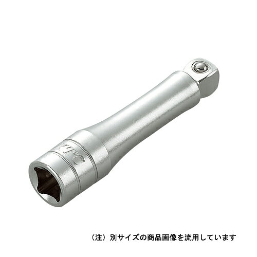 【用途】ハンドル、ソケット間に挟み、長さ調整、角度を付けるバー。【機能・特徴】新設計のフォルムでトルク伝達率がよく、従来品より強度をアップしました。差込角凸部にテーパー加工した首振りタイプで約7°の角度を持たせて使用できます。【仕様】●サイ...