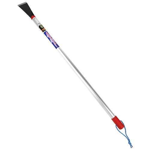 【商品詳細】【用途】トラクター・コンバイン・田植え機など農機具の土落とし。【機能・特徴】田植機・コンバインなどの裏側に付いたドロや草などを削り落す事ができ、大変便利です。柄はアルミのため、軽くて丈夫です。【仕様】●全長：885mm。●幅：5...