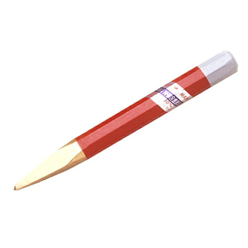 【用途】コンクリート等のハツリ作業。【機能・特徴】先端部(金色)に特殊合金工具鋼を摩擦圧接してありますので非常に優れた耐久性と強度を持っています。刃先が摩耗すれば普通砥石で再研磨ができ、また再鍛造も可能です。【仕様】●サイズ：16×180m...