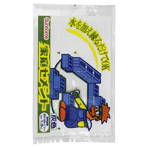 【用途】コンクリート・モルタル部の補修、レンガ・ブロックの積み上げ時の接着。【機能・特徴】庭先やお勝手先、その他コンクリートの補修、ひび割れた箇所のお手入れ、花壇作りに最適です。ポルトランドセメントと骨材(珪砂)を理想的な割合で配合しており...